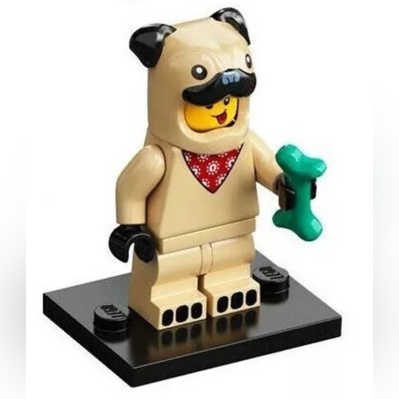 Lego | Toys | Lego Minifigures 729 Series 21 Pug Costume Guy | Poshmark